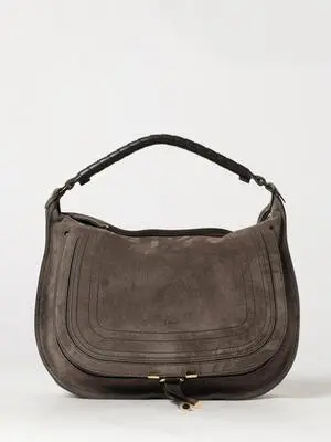 Chloé Marcie Suede Shoulder Bag - Brown