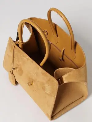 FERRAGAMO Suede Handbag - Beige