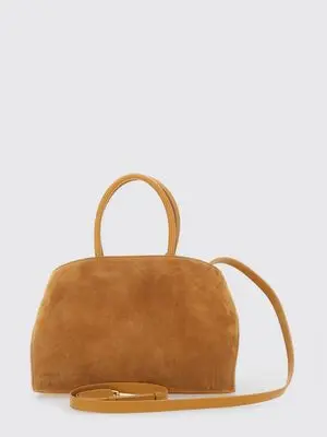 FERRAGAMO Hug Suede Leather Handbag - Beige