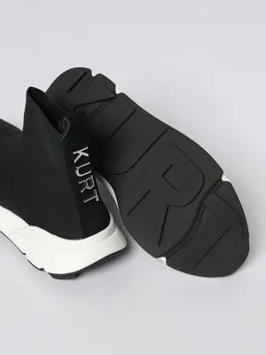 Kurt Geiger Stretch Knit High-top Sneakers