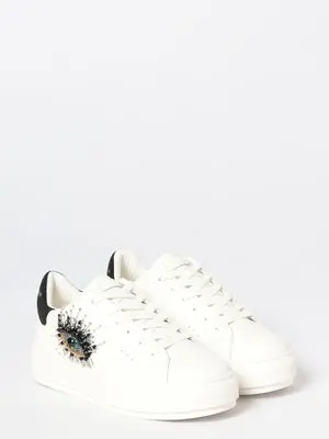 Kurt Geiger Embellished Eye Sneakers - White
