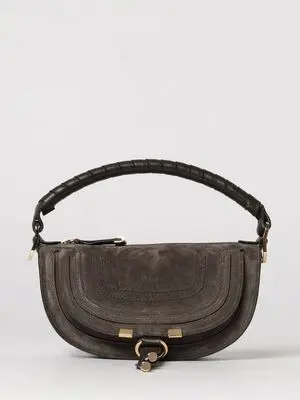 Chloé Chloé Marcie Small Suede Bag Leather