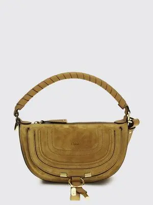 Chloé Marcie Small Suede Bag - Orange