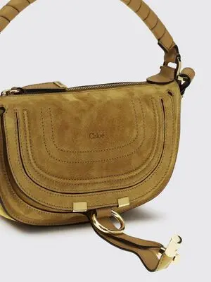 Chloé Marcie Small Suede Bag - Orange