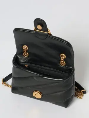 Pinko Quilted Leather Mini Bag With Chain Strap