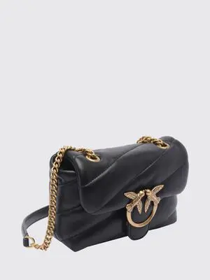 Pinko Quilted Leather Mini Bag With Chain Strap