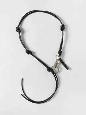 Our Legacy Ladon Leather Necklace - Black