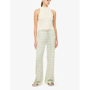 Devon Windsor Fiora Stripe Knitted Trousers