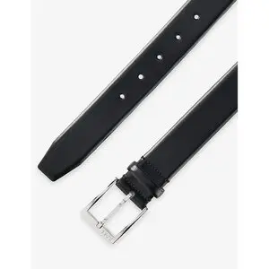 BOSS Branded-buckle Leather Belt