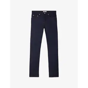 Sandro Slim-fit Tapered-leg Denim Jeans - Raw-denim