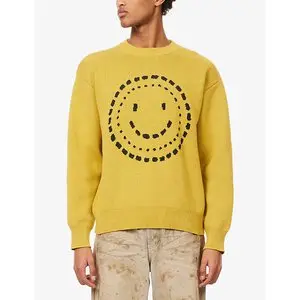 HERESY Smiler Motif Cotton Jumper