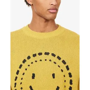 HERESY Smiler Motif Cotton Jumper