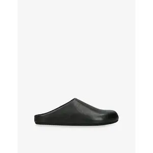 Officine Creative Babouche Leather Mules - Black