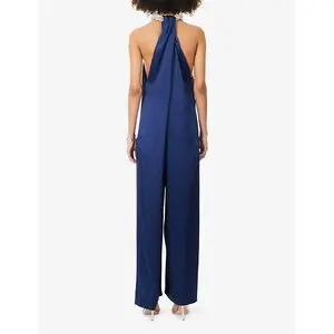 Stella McCartney Halterneck Satin Jumpsuit