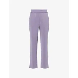 Lululemon Softstreme Straight-leg Stretch-jersey Jogging Bottoms - Grape Mist