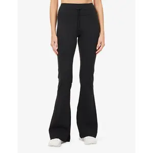 Lululemon Groove Ultimate Flared Stretch-rib Leggings