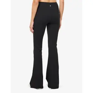 Lululemon Groove Ultimate Flared Stretch-rib Leggings