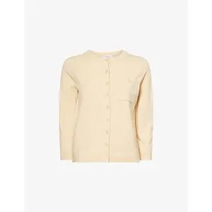 Vince Pocket Brushed Wool-blend Cardigan