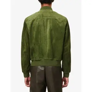 TOM FORD Perforated Cashmere Suede Bomber Jacket