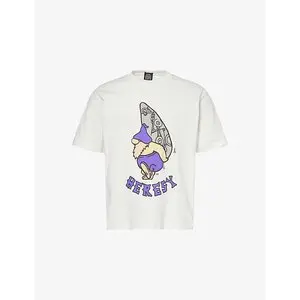 HERESY Obelisk Graphic-print Cotton T-shirt - White