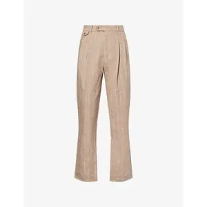 Simkhai Jacob Pleated Linen Trousers - Rose