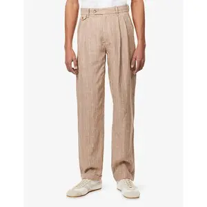 Simkhai Jacob Pleated Linen Trousers