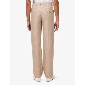 Simkhai Jacob Pleated Linen Trousers
