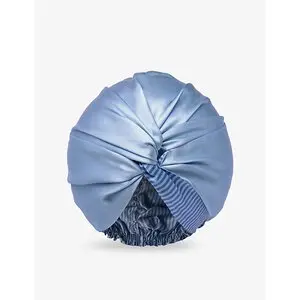 Slip Pure Silk Turban - Cornflower