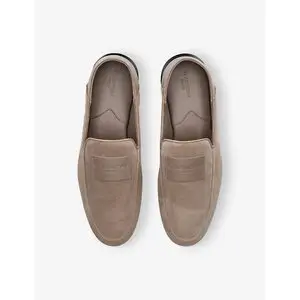 Givenchy Label Suede Loafers