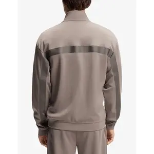 Hugo Logo-print Relaxed-fit Woven Tracksuit Top