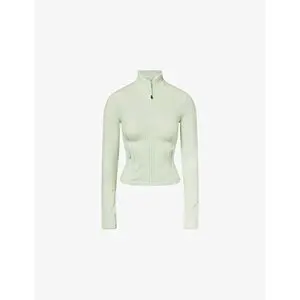 Lululemon Define Nulu Cropped Stretch-woven Jacket - Matcha Magic