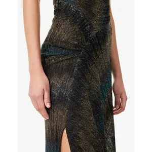 Missoni Snake-pattern Halterneck Gown