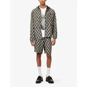 HERESY Trellis Checked Linen-blend Jacket