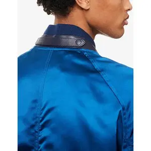 TOM FORD Structured Silk Bomber Jacket