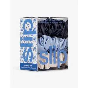 Slip Silk Large Scrunchies Set Of Three - Skye