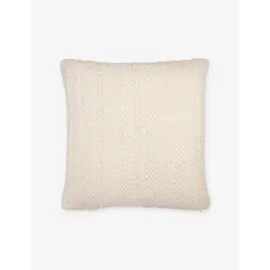 THE WHITE COMPANY Napier Large Cotton Cushion - Natural
