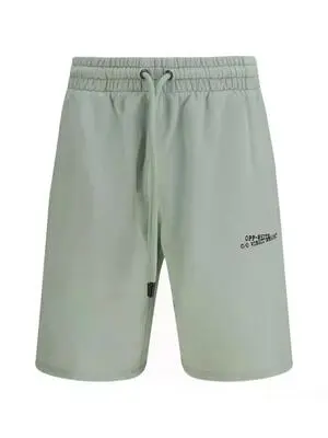 Off-White Arrow Skate Shorts - Green