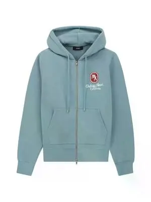 Amiri Logo Zip-up Hoodie - Blue