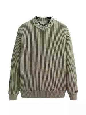 Kith Garment-dyed Knit Crewneck - Green