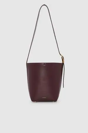 ANINE BING Elly Medium Bucket Bag - Fig