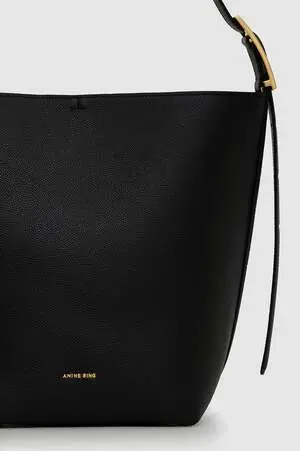 ANINE BING Elly Bucket Bag Grained Leather