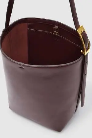 ANINE BING Elly Bucket Bag - Fig
