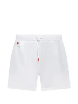 Kiton Flap-pocket Swim Shorts - White