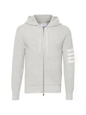 Thom Browne Zip-up Hoodie - Grey
