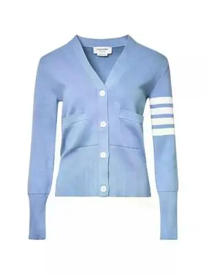 Thom Browne 4-bar Cardigan - Blue