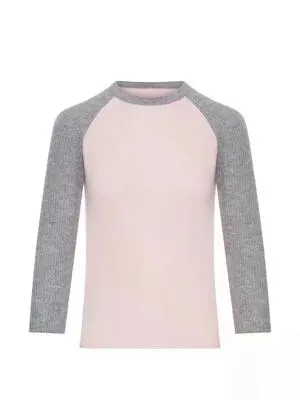 Guest In Residence Raglan Cashmere T-shirt - Pink