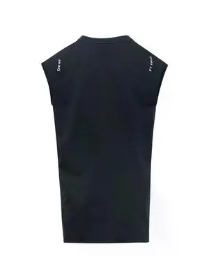 ORDINARY COUTURE CODE Asymmetric Sleeveless Top
