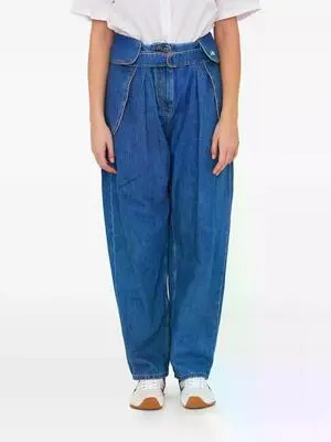 Loewe Anagram Detail Jeans Blue