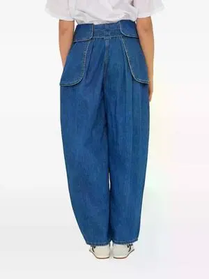 Loewe Anagram Detail Jeans - Blue