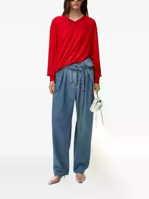 Loewe Anagram Detail Jeans - Blue